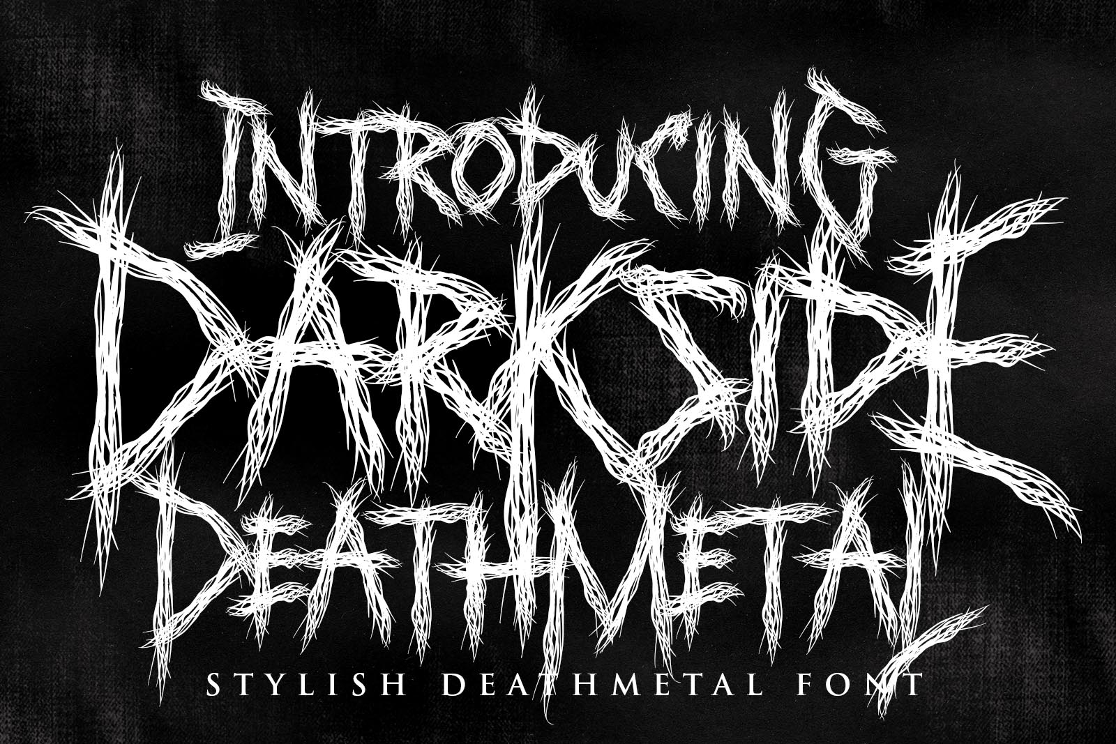 Darkside Blackmetal Font - Black Metal Font