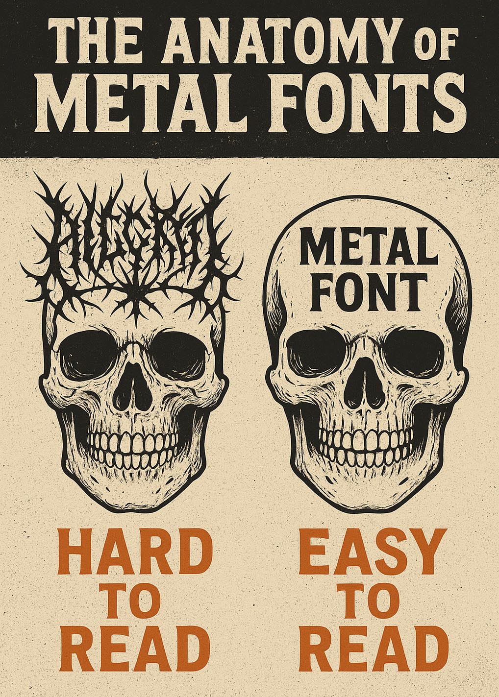 Why Are Some Metal Fonts Hard to Read? Breaking Down the Brutal Beauty ...